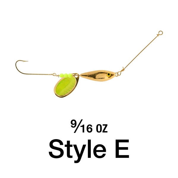 walleye inline spinners