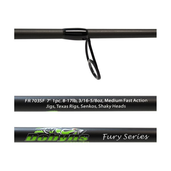 Dobyns Fury FR703SF Spinning Rod | All Purpose Bass Fishing Rods | Jann ...