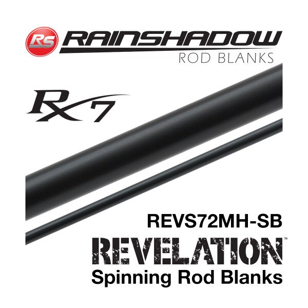 Revelation REVS76ML-SB Spinning Rod Blank | Rainshadow Rod Blanks ...