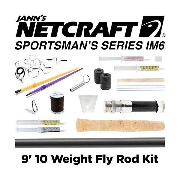 Netcraft IM6 Fly Rod Building Kit 9' 10 Weight | Jann's Netcraft