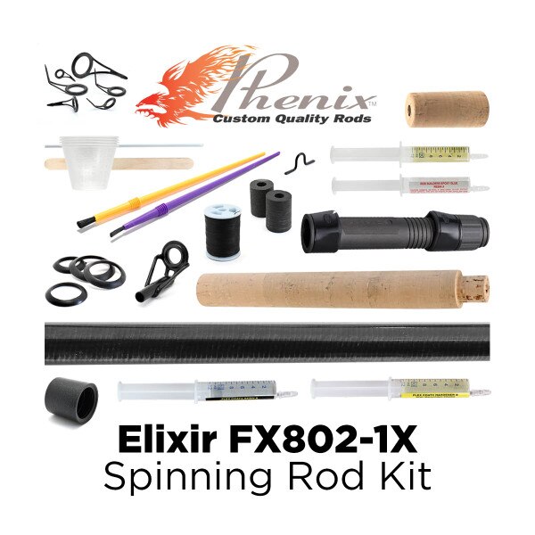 Phenix Elixir FX802-1X Spinning Rod Kit | Jann's Netcraft