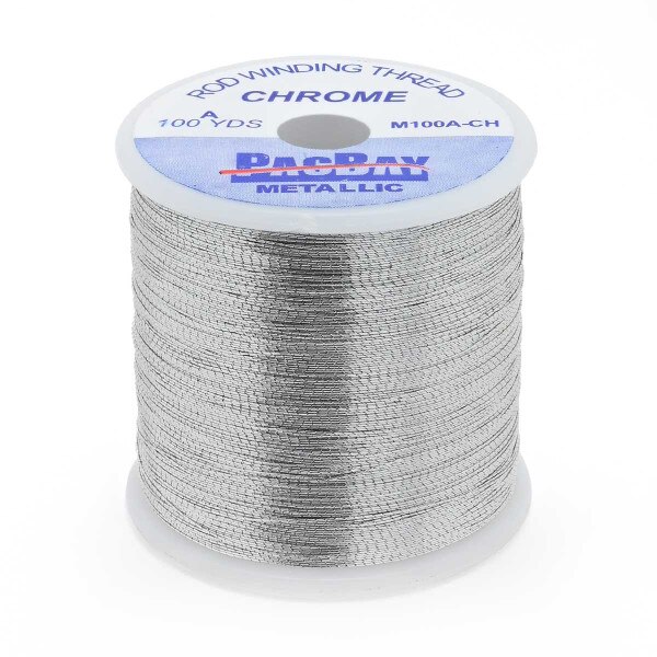 PACIFIC BAY METALLIC ROD WRAPPING THREAD SIZE A 100 YARD SPOOL, Rod ...