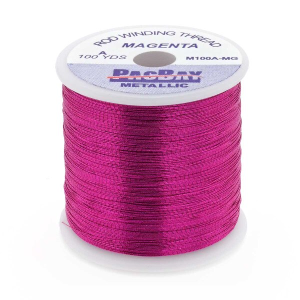 PACIFIC BAY METALLIC ROD WRAPPING THREAD SIZE A 100 YARD SPOOL, Rod ...