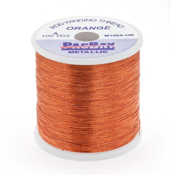 PACIFIC BAY METALLIC ROD WRAPPING THREAD SIZE A 100 YARD SPOOL, Rod ...