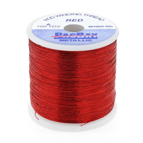 PACIFIC BAY METALLIC ROD WRAPPING THREAD SIZE A 100 YARD SPOOL, Rod ...