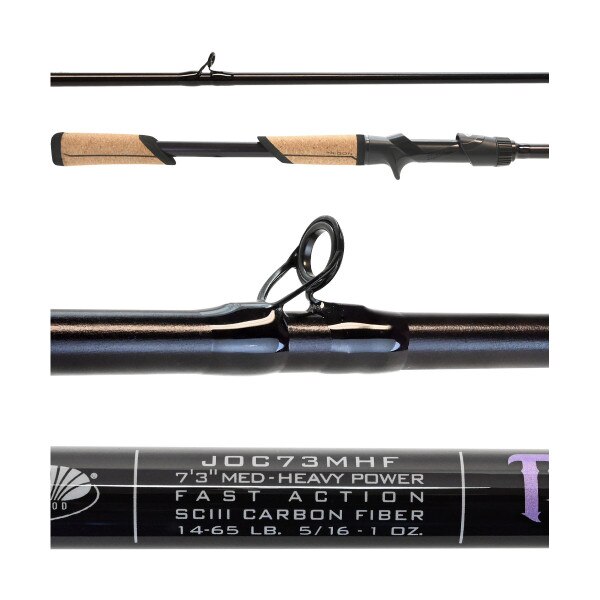 St. Croix Mojo Bass Trigon JOC73MHF 7'3" MH Casting Rod