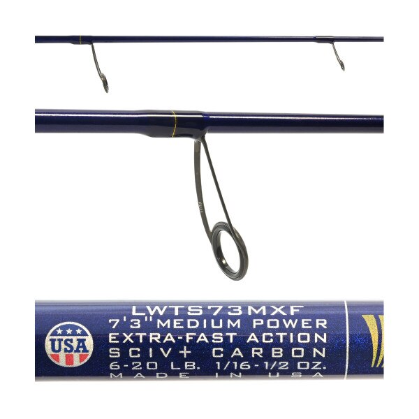 St. Croix LWTS73MXF Legend Tournament Walleye 7'3" M XF Spinning Rod