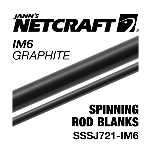 Netcraft IM6 Graphite Spin Jig Rod Blank, Light Power | Jann's Netcraft