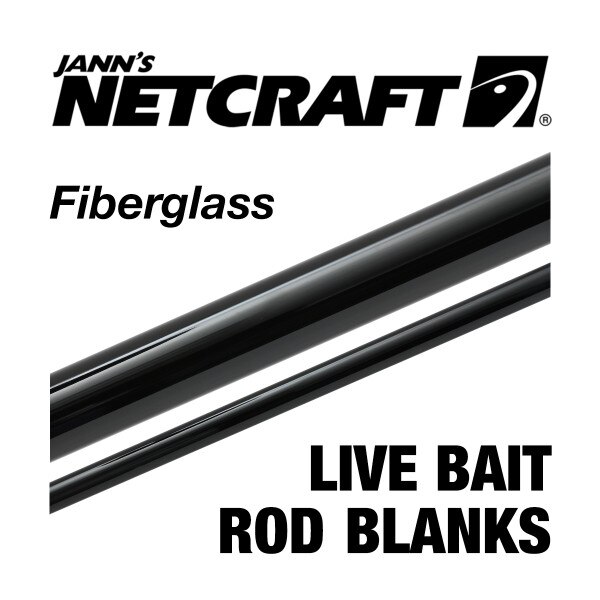 Netcraft Fiberglass Live Bait Rod Blank, 7' Medium Heavy Power | Jann's ...