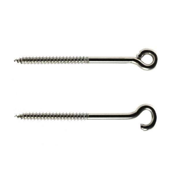 FISHING LURE STAINLESS STEEL SCREW EYES 25PK, Lure Making | Jann's Netcraft