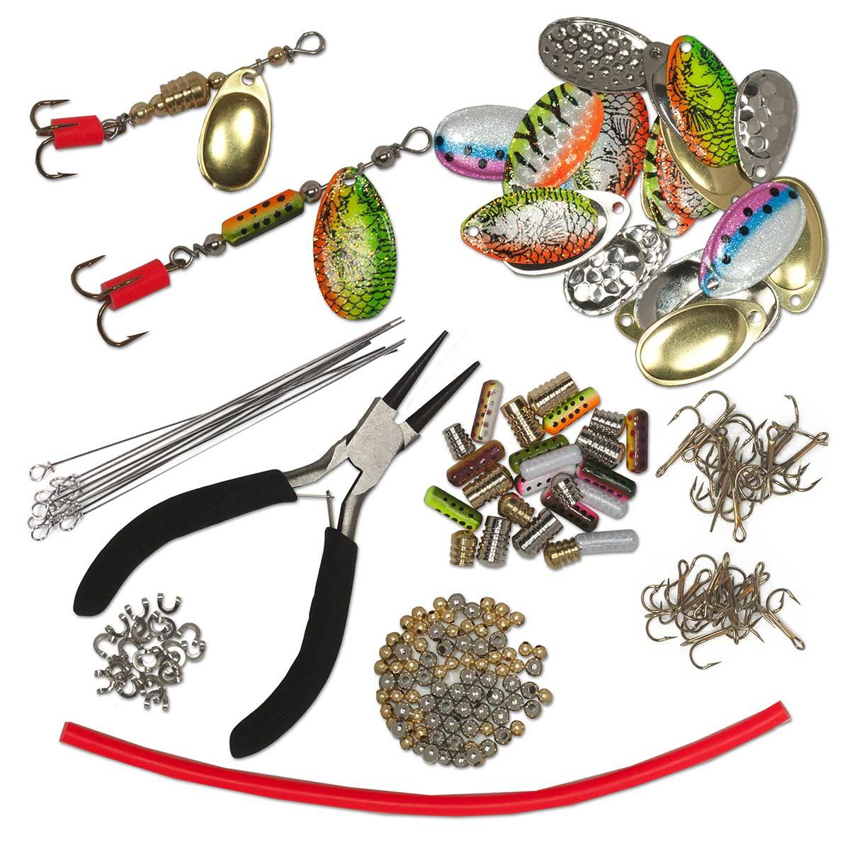 Netcraft French Spinner Kit With Round Bend Pliers, Lure Making Kit ...