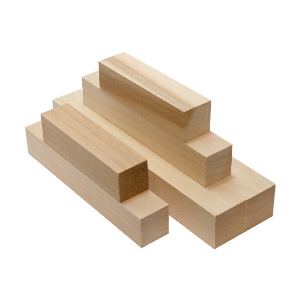 Basswood Block Assortment, Carving wood for fishing lures | Jann's Netcraft
