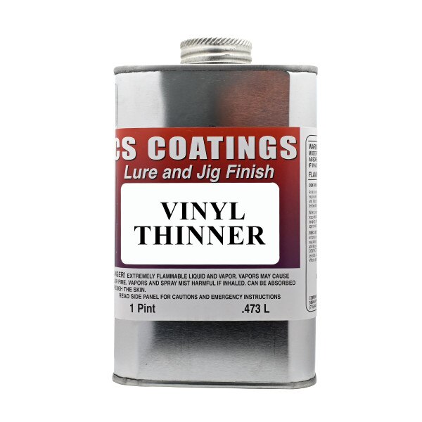 Thinner for Component Systems Vinyl Lure and Jig Finish. Pint can ...