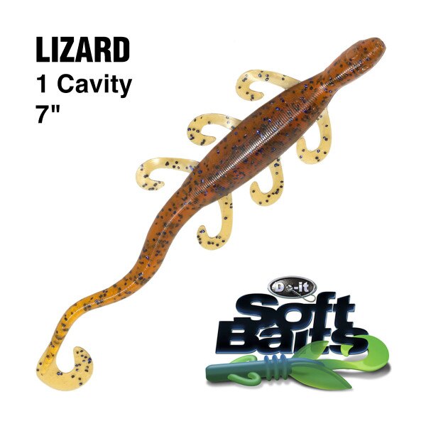 Do-It ES Lizard | Essential Series Soft Plastic Bait Molds | Jann's ...