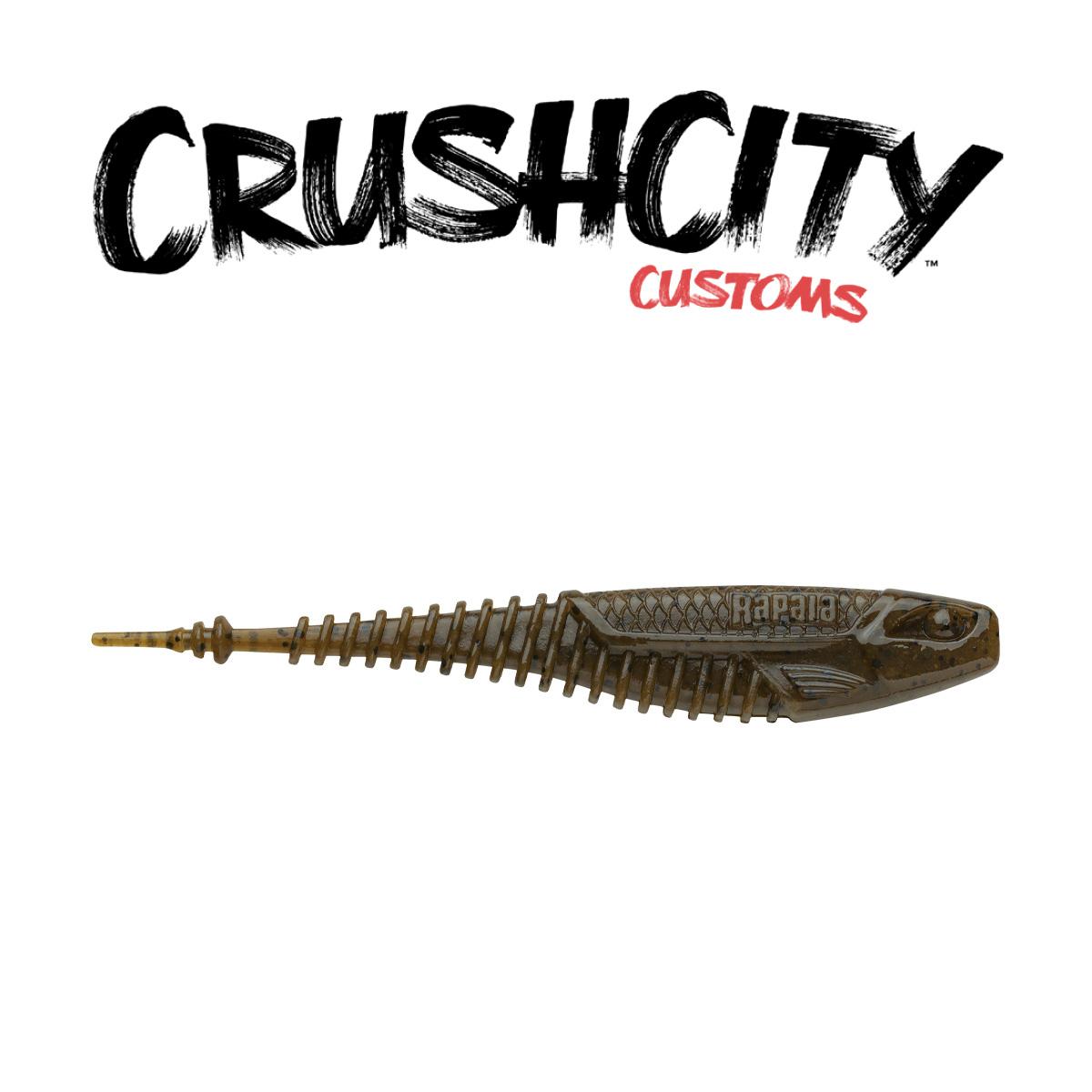 Freshwater Fishing Lure CrushCity Freeloader 4 Soft Bait - Green Shad 4 ...