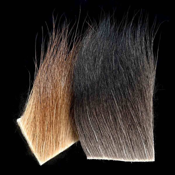 NATURES SPIRIT MOOSE BODY HAIR 1" X 1.5" PATCH, Fly Tying | Jann's Netcraft