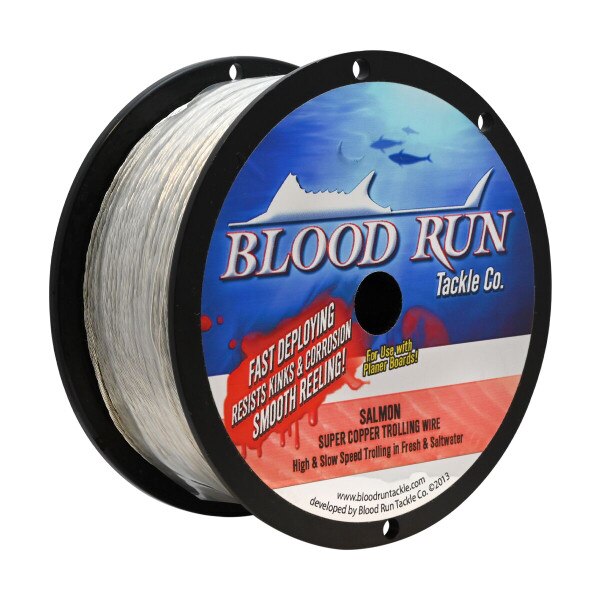 Blood Run Tackle Super Copper Trolling Wire 45LB 600' | Jann's Netcraft