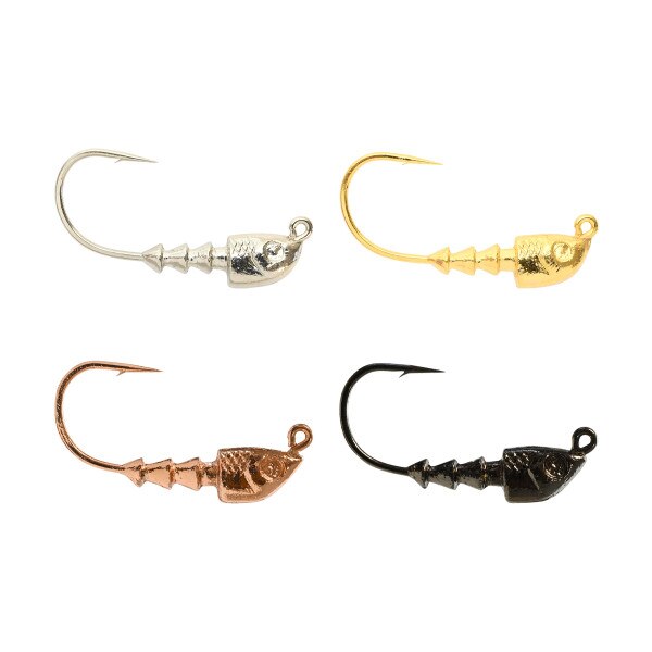 Special Buy 1/4 Oz. Plated Fish Head Jigs | Jann's Netcraft