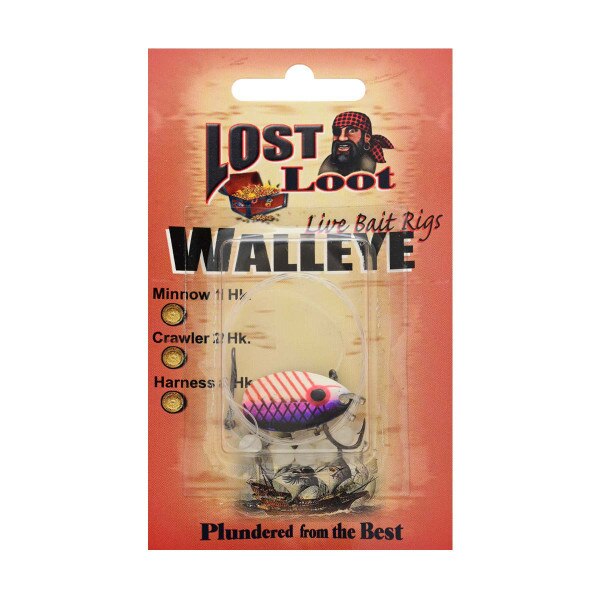 Lost Loot Single Hook Walleye Harness