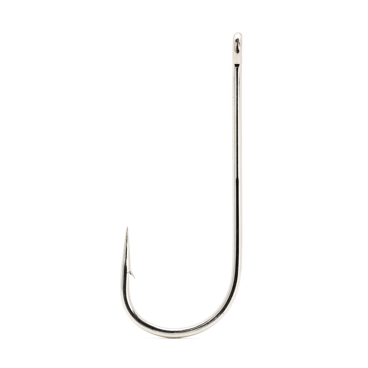 MUSTAD 32608NP-NI (32608N) SPINNERBAIT HOOKS LONG SHANK 100 PACK ...
