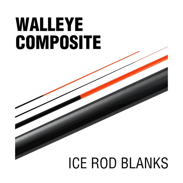 Ice Fishing Rod Blanks, 24 Inch Graphite/fiberglass ice rod blanks ...