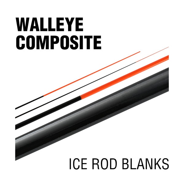 Ice Fishing Rod Blanks, 39" Graphite/fiberglass ice rod blanks | Jann's ...